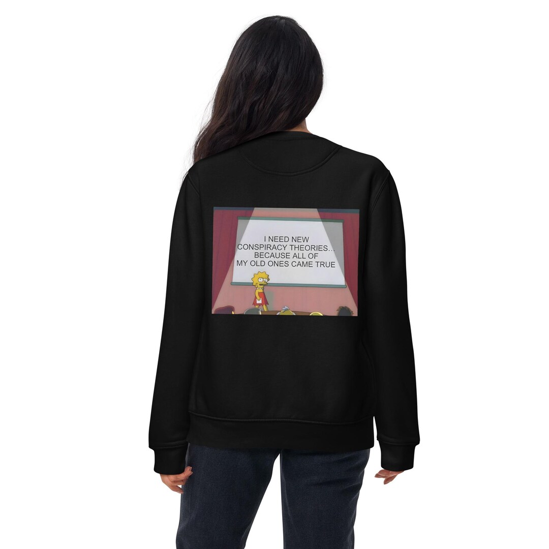 Lisa Simpson My Conspiracy Theory Became True. Funny Meme Gift Custom ...
