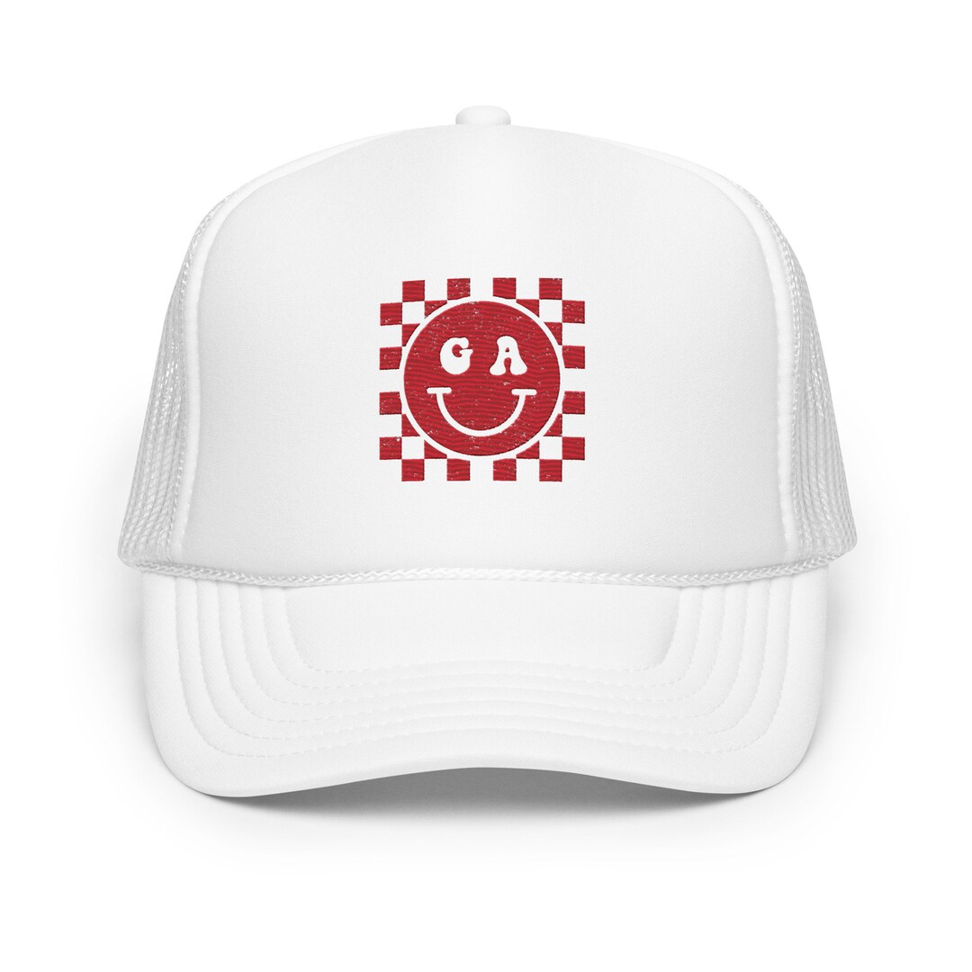 UGA Smiley Trucker Hat - Etsy