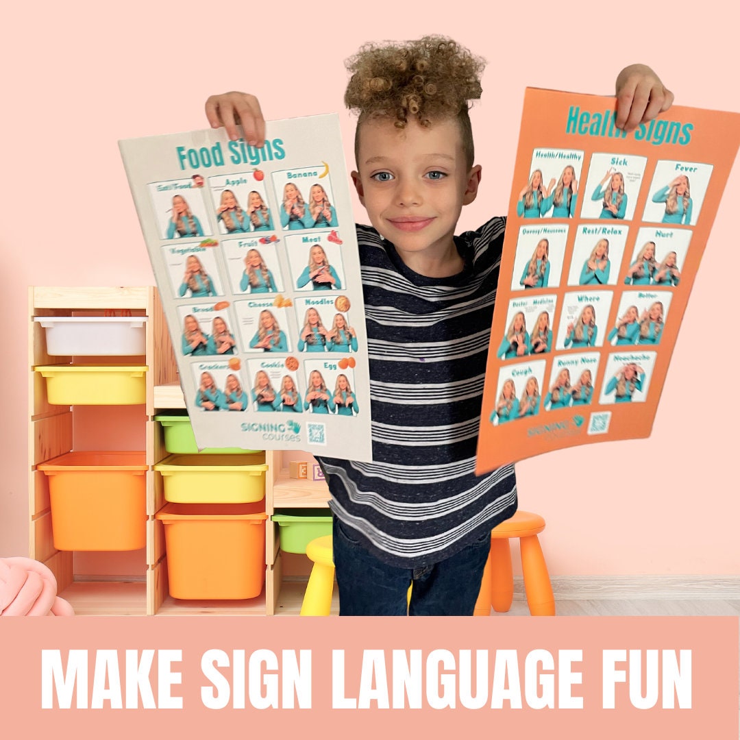 Bundle 13 Posters ASL Digital Download Deaf Early Special Education ...