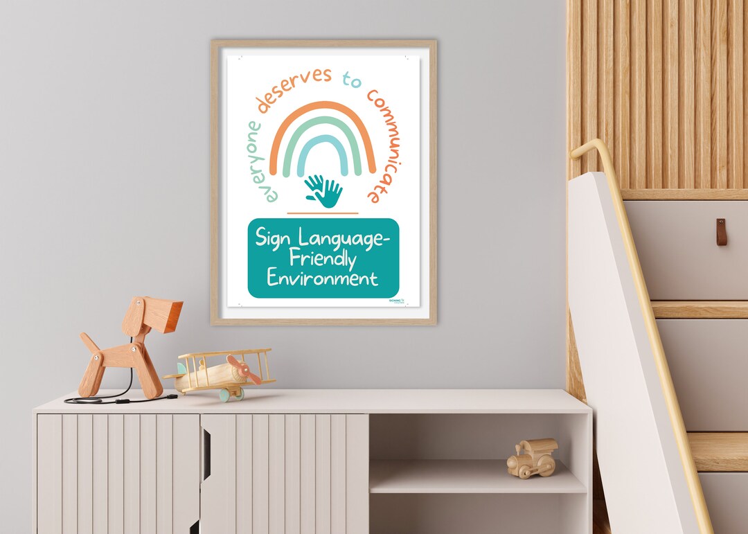 ASL Signing Inclusive Poster for Signing-friendly Environment in ...