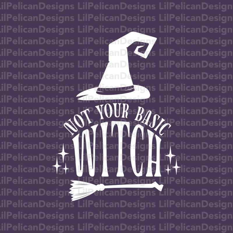 Basic Witch Svg - Etsy
