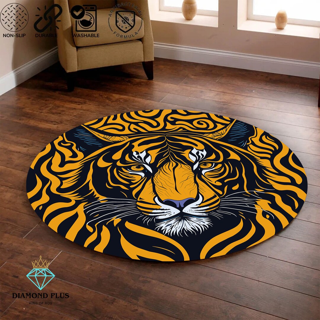 Lion Ruganimal Themed Modern Ruglion Carpet Lion Pattern - Etsy