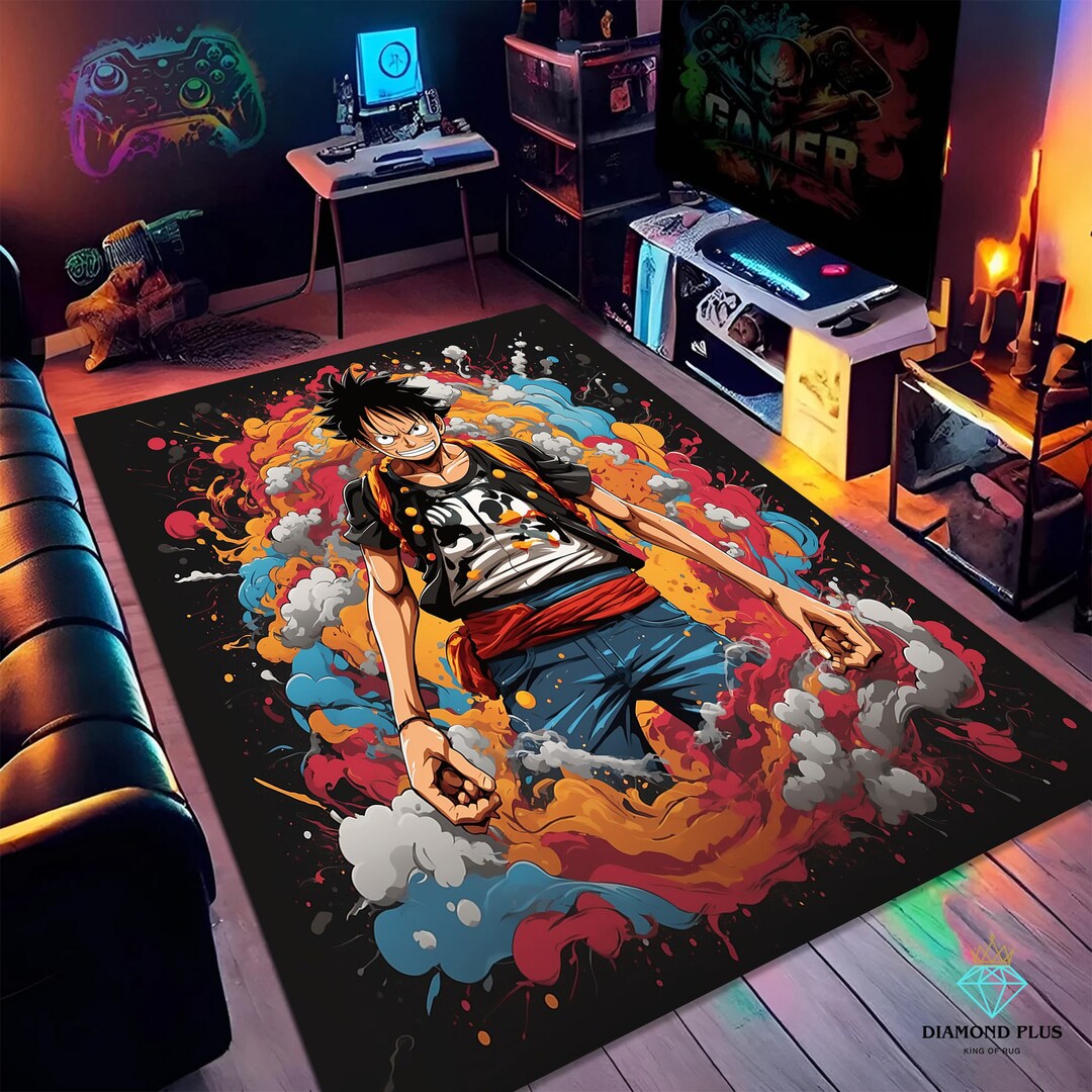 Monkey D Luffy Rugone Piece Rug One Piece Carpet Rugs for - Etsy