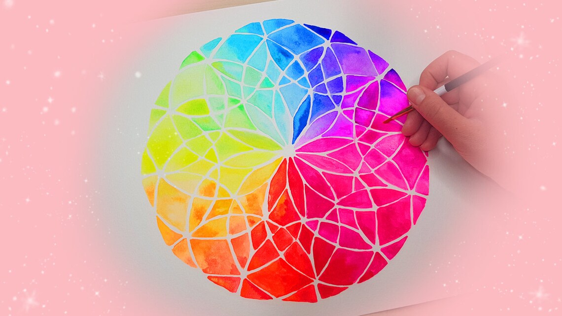Flower of Life - Poster, Coloring Pages & Tracing Pages (printable ...
