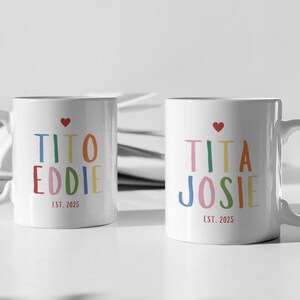 Personalized Tita and Tito Mug Gift Set - Filipino Aunt/uncle - Etsy
