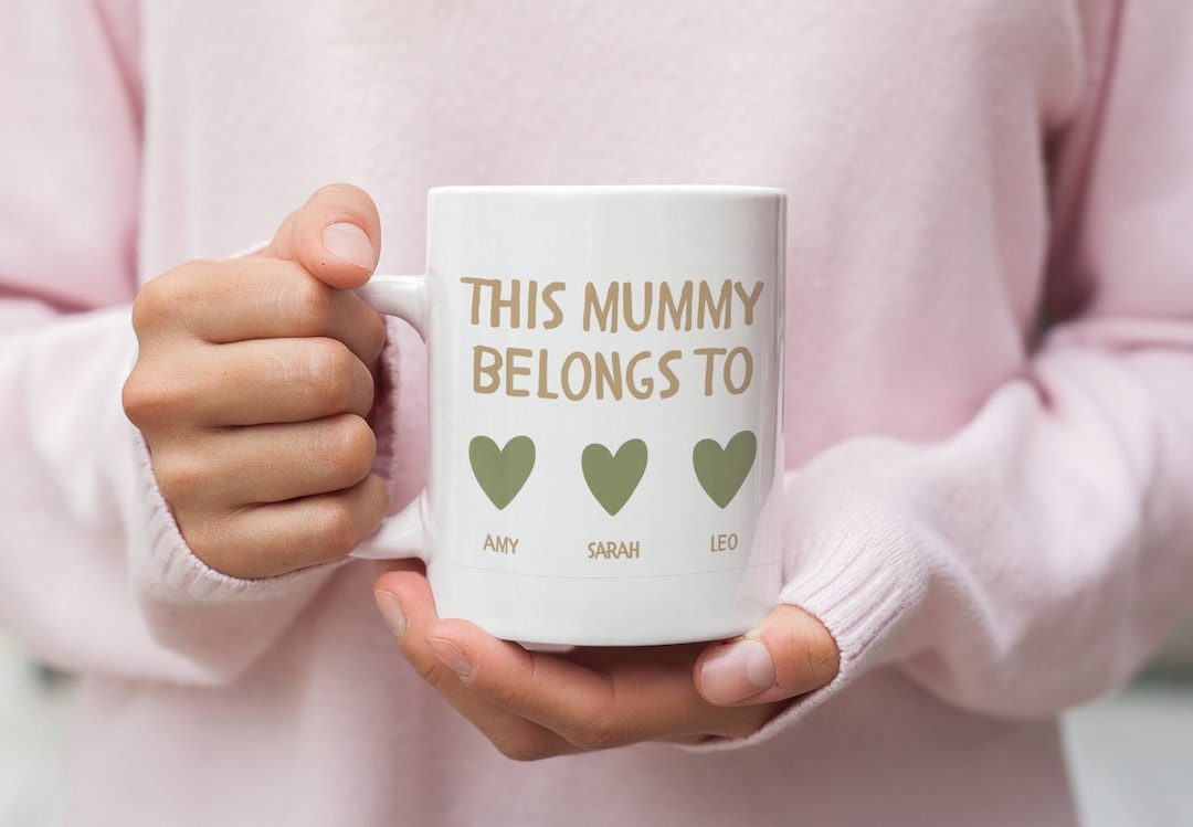 Personalised Mummy Mug, This Mummy Belongs To, Birthday Gift for Mum ...