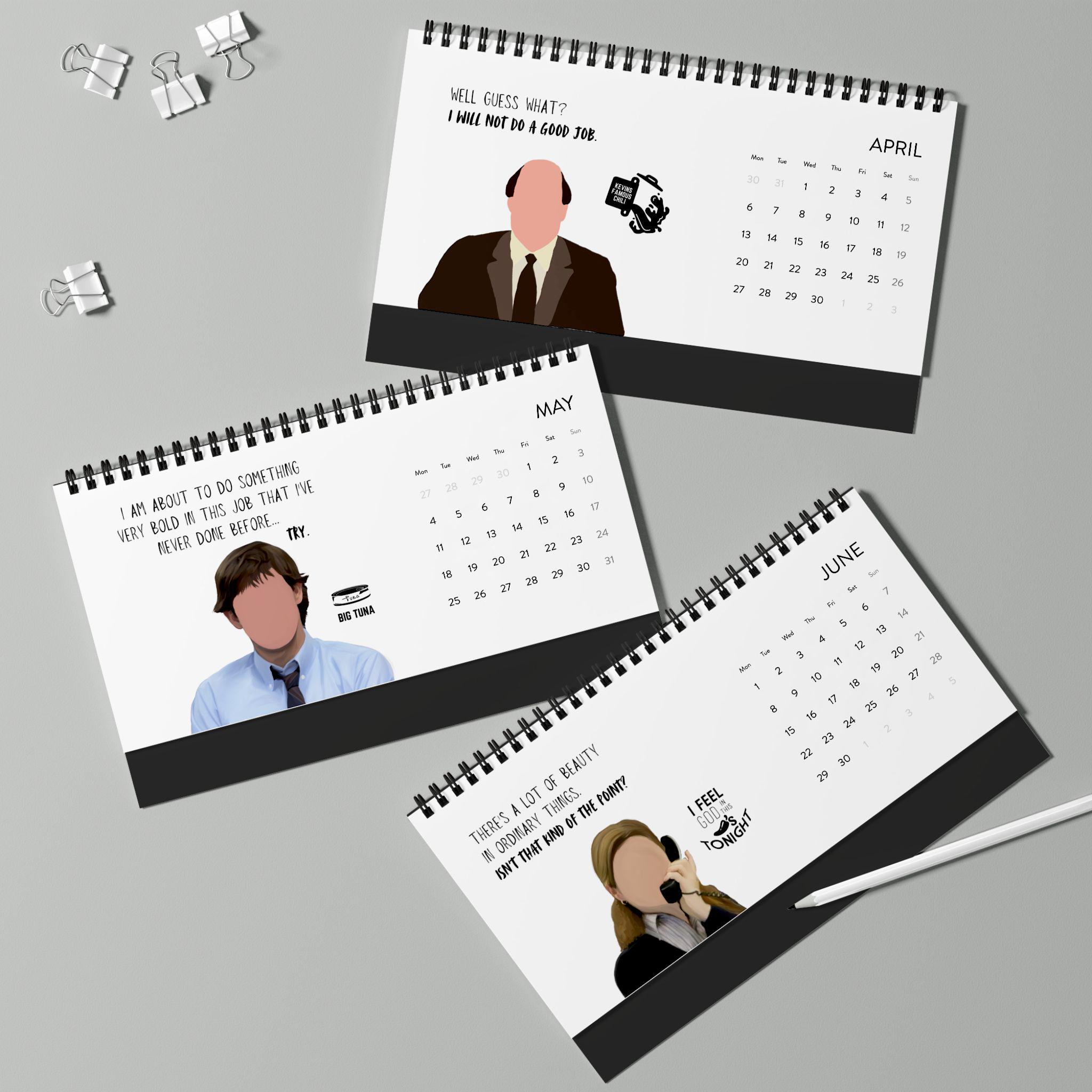 The Office US Calendar 2026 – Funny & Inspirational Quotes From Dunder ...