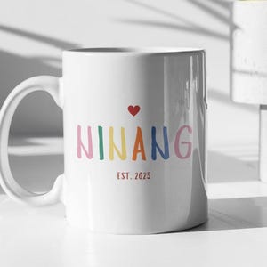 Personalized Ninang and Ninong Mug Set: Filipino Godparent Gift - Etsy