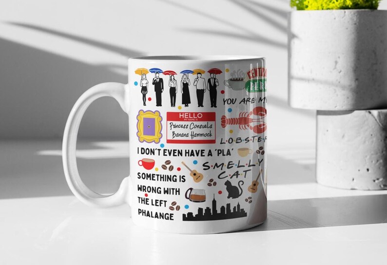 Phoebe Buffay Iconic Quotes Mug - Friends TV Show Memorabilia - Etsy