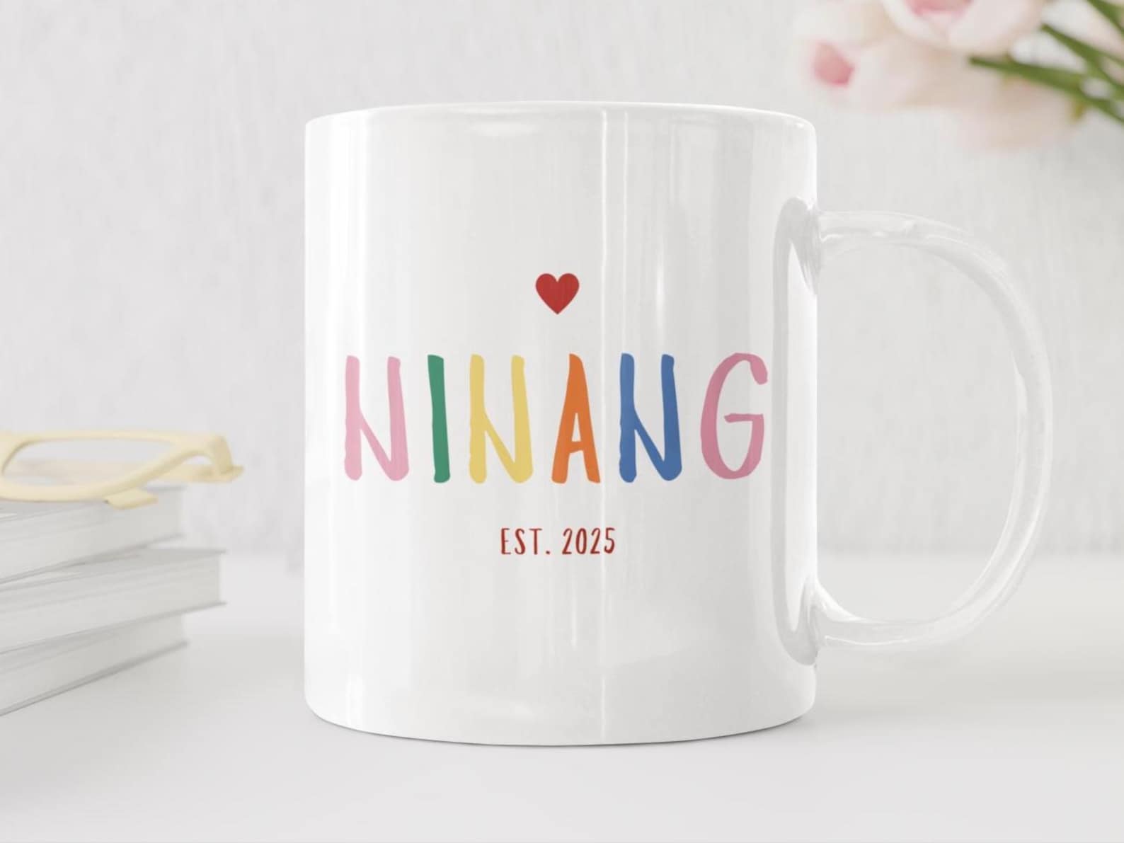 Personalized Ninang and Ninong Mug Set: Filipino Godparent Gift - Etsy