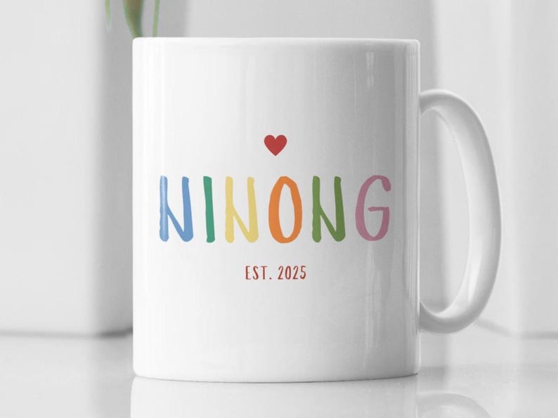 Personalized Ninang and Ninong Mug Set: Filipino Godparent Gift - Etsy