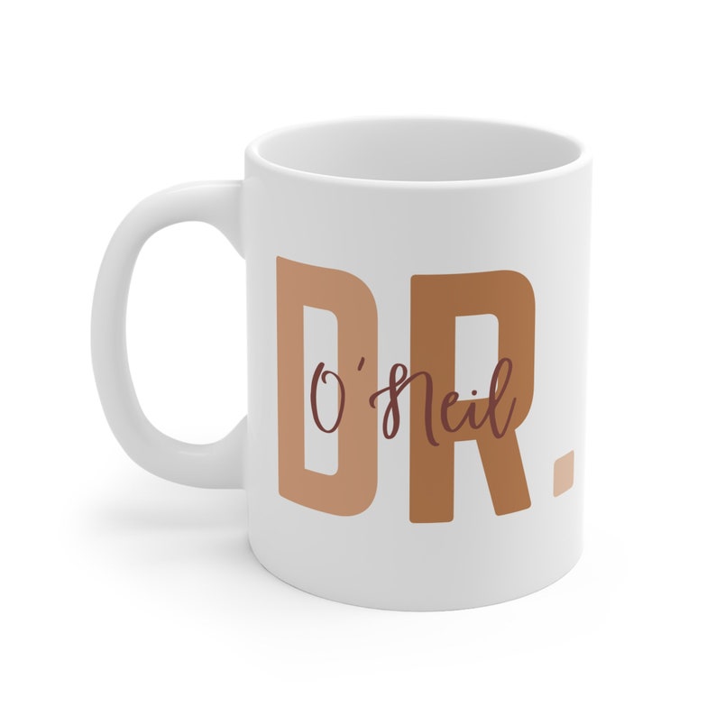 Custom Dr Mug, Personalised Gift for Doctor, Medical Student Graduation ...