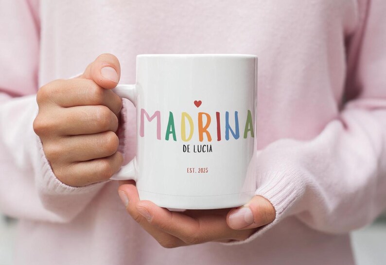 Padrino and Madrina Mugs, Personalised Madrina and Padrino Gift, Gift ...