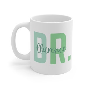 Custom Dr Mug, Personalised Gift for Doctor, Medical Student Graduation ...