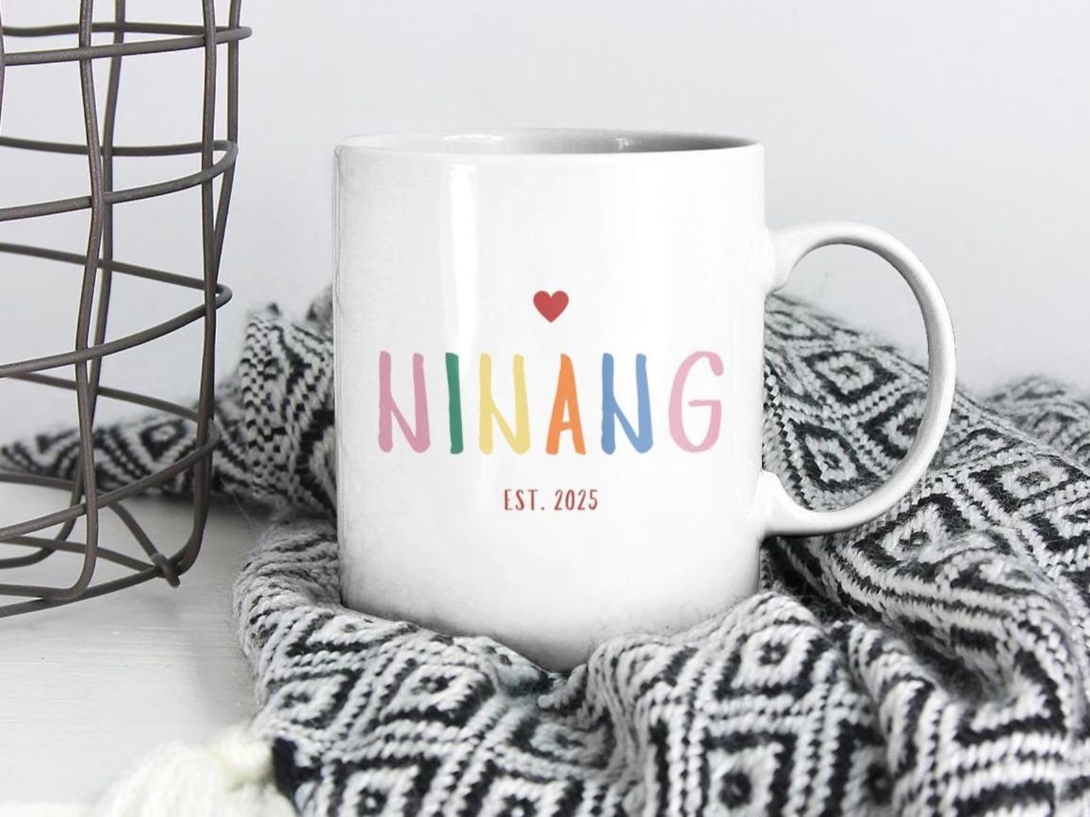 Personalized Ninang and Ninong Mug Set: Filipino Godparent Gift - Etsy