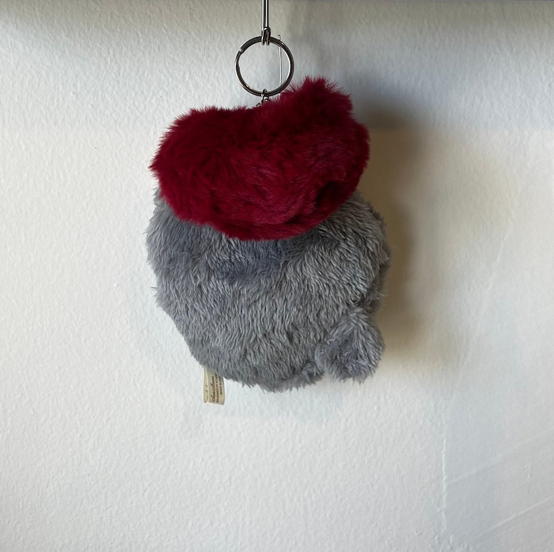 My Neighbor Totoro Soot Sprite Faux Fur Plushie Coin Purse Bag Charm - Etsy