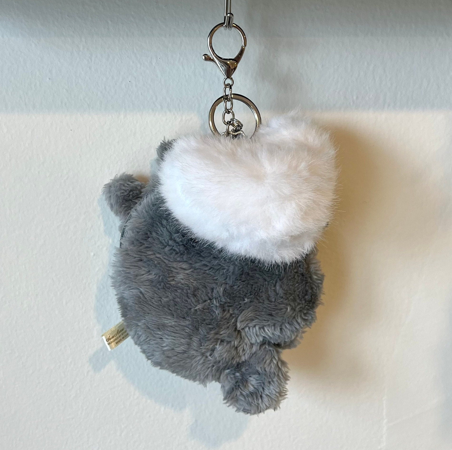 My Neighbor Totoro Soot Sprite Faux Fur Plushie Coin Purse Bag Charm - Etsy