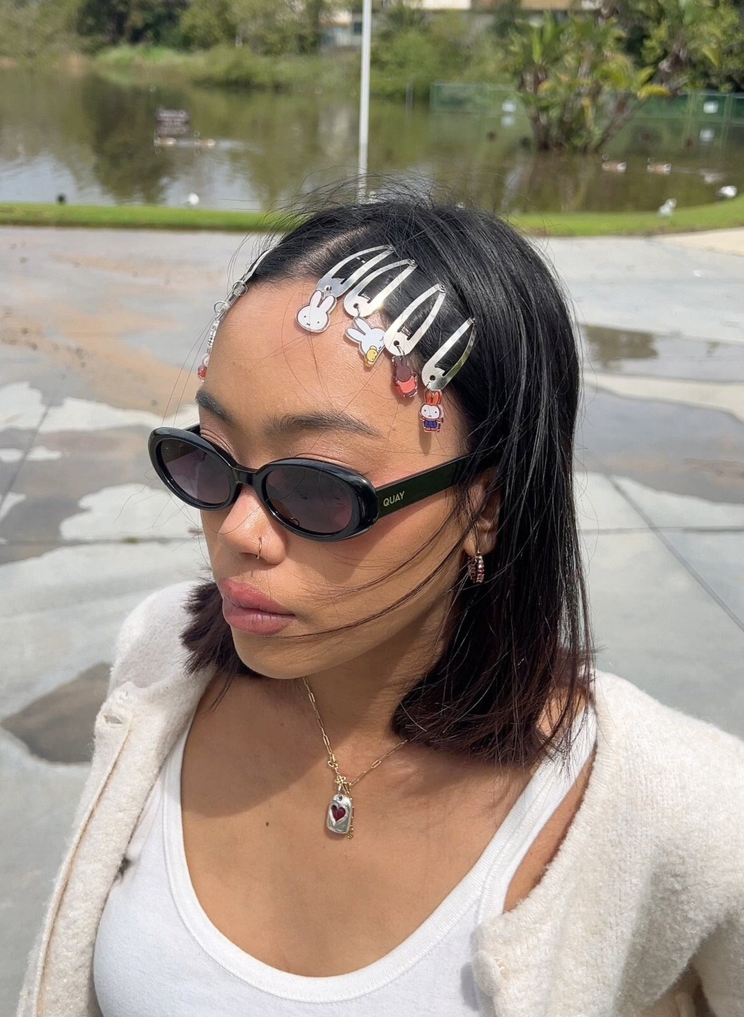 Surprise Bag Miffy Hair Clips Dangling Miffy Hair Clips Kawaii Cute ...