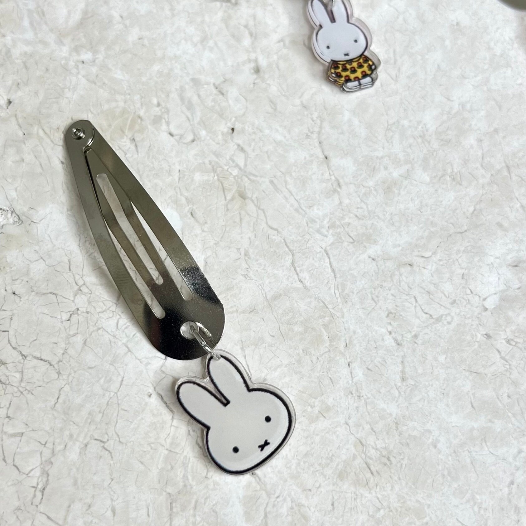 Surprise Bag Miffy Hair Clips Dangling Miffy Hair Clips Kawaii Cute ...