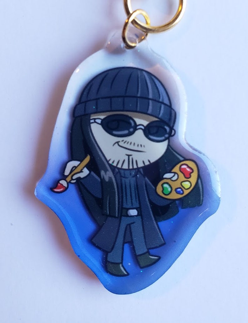 Persona Velvet Room Glitter Epoxy Acrylic Charm - Etsy