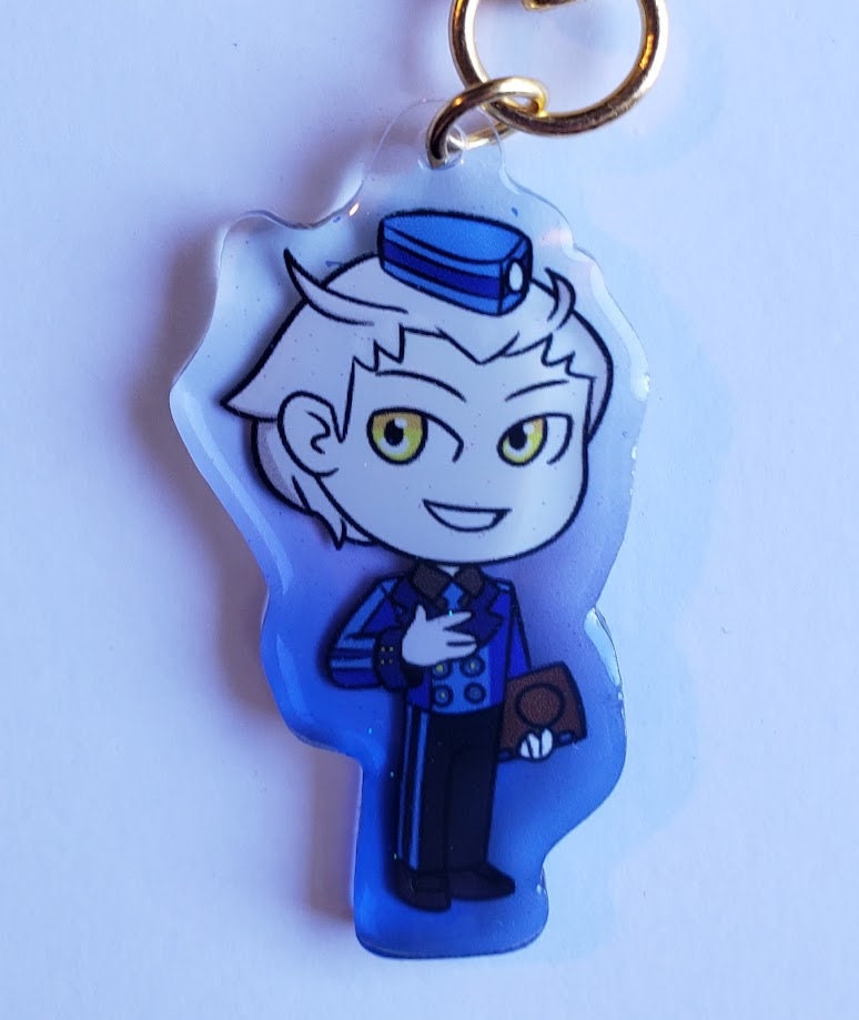 Persona Velvet Room Glitter Epoxy Acrylic Charm - Etsy