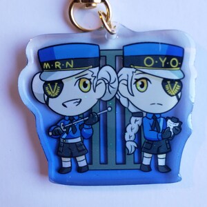Persona Velvet Room Glitter Epoxy Acrylic Charm - Etsy