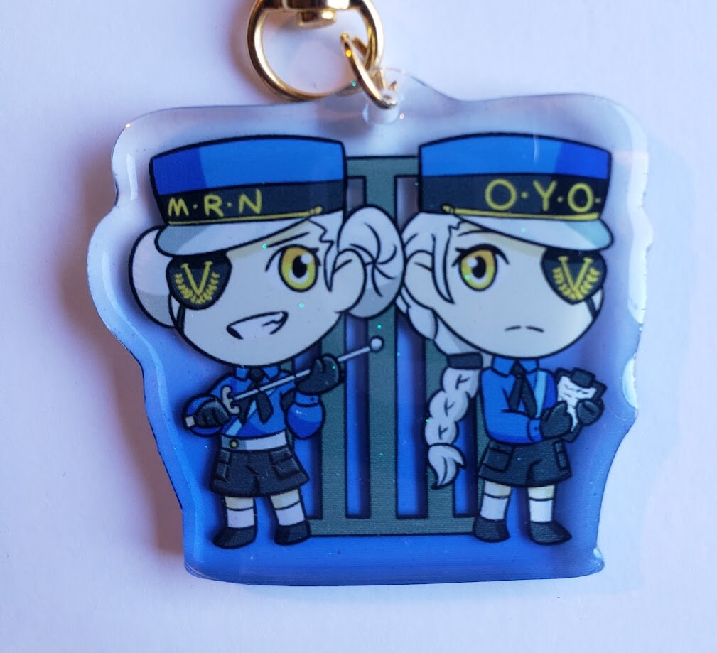 Persona Velvet Room Glitter Epoxy Acrylic Charm - Etsy