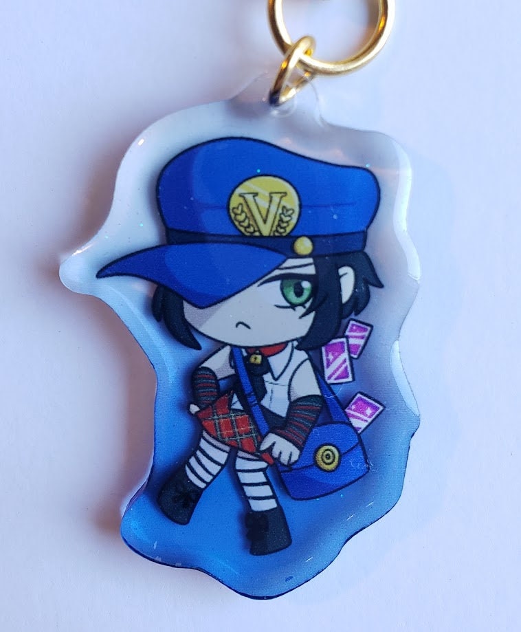 Persona Velvet Room Glitter Epoxy Acrylic Charm - Etsy