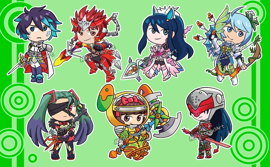 Fire Emblem Tokyo Mirage Sessions Holographic Acrylic Charms - Etsy