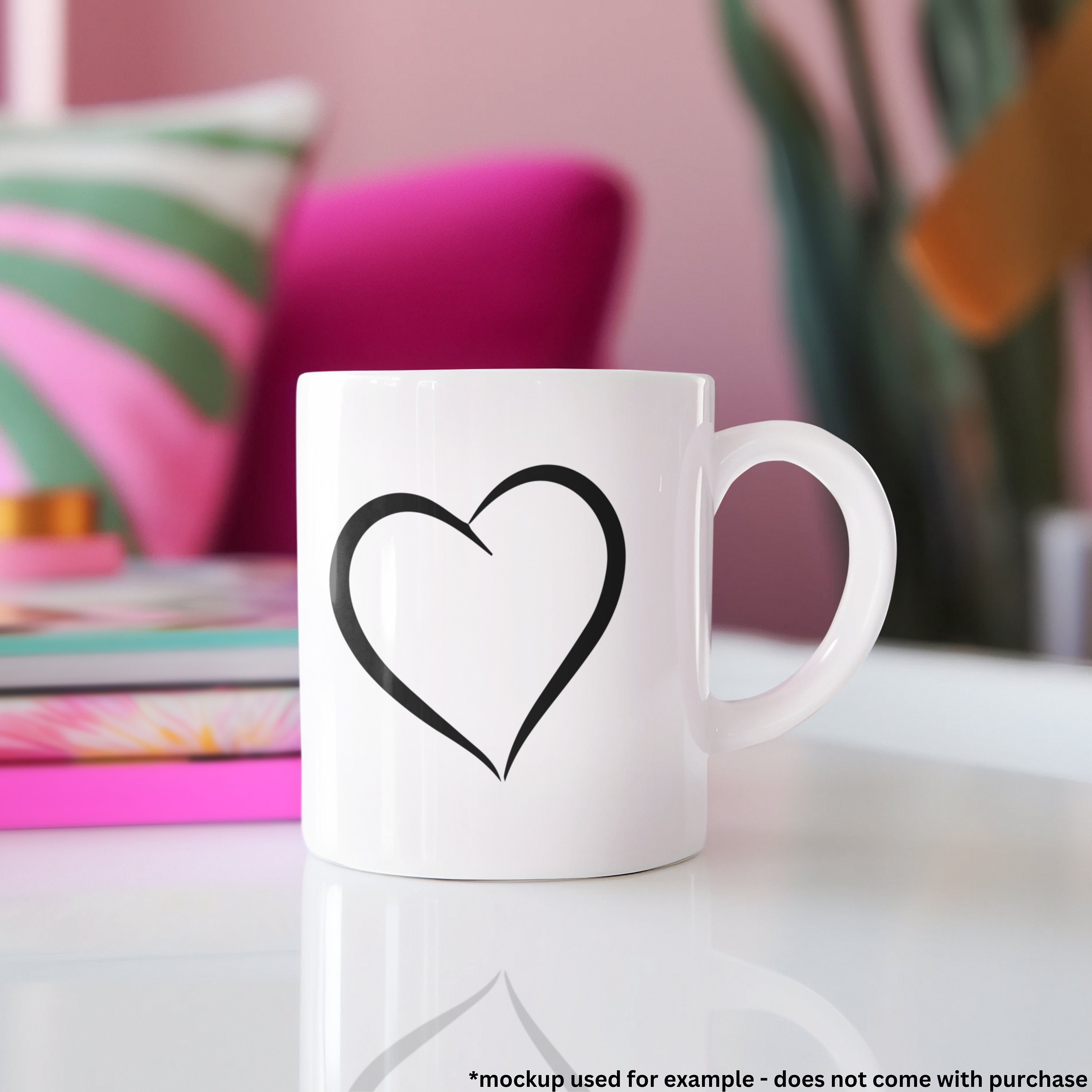 Heart SVG - for Engrave, Shirt Design, Mug or Cup, and More - Simple ...