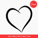 Heart SVG - for Engrave, Shirt Design, Mug or Cup, and More - Simple ...