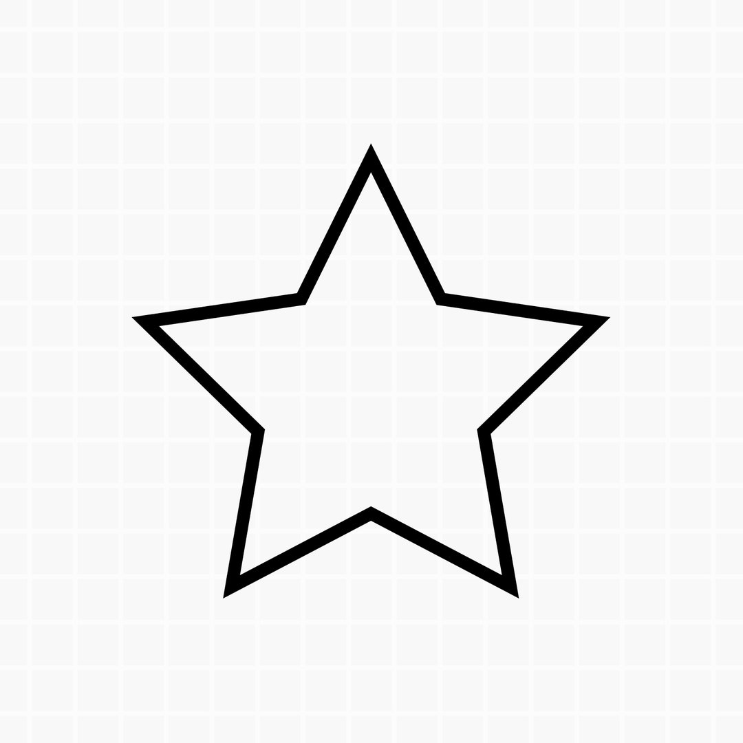 Star Outline SVG - for Engrave, Shirt Design, Mug or Cup, and More ...