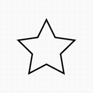 Star Outline SVG - for Engrave, Shirt Design, Mug or Cup, and More ...