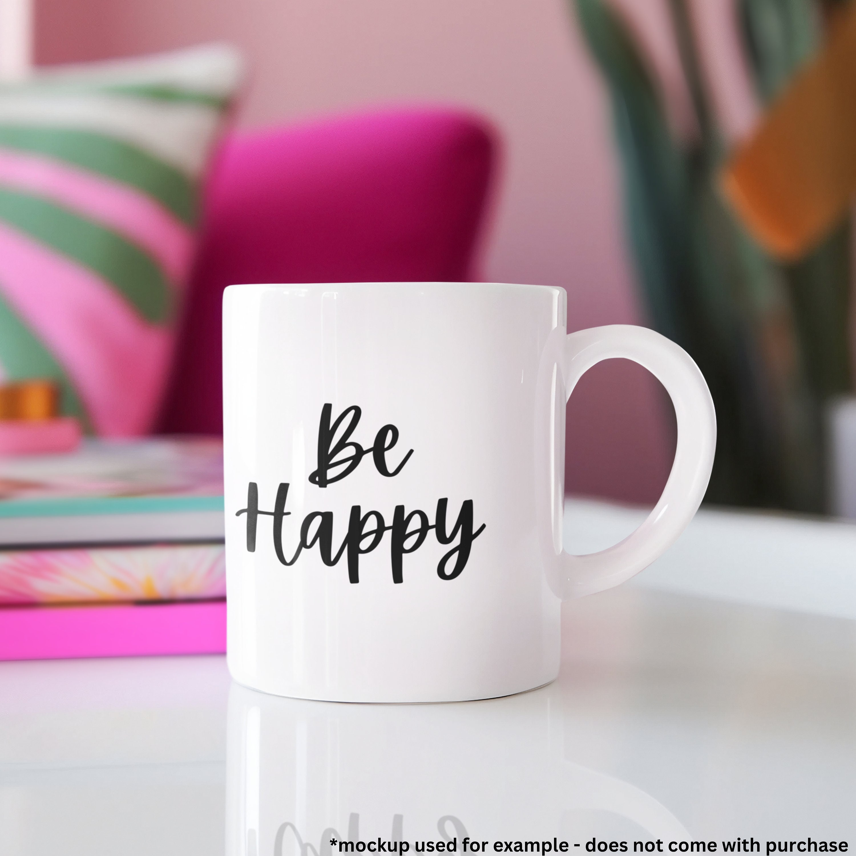 Be Happy SVG - for Cricut, Shirt Design, Mug or Cup, and More - Simple ...