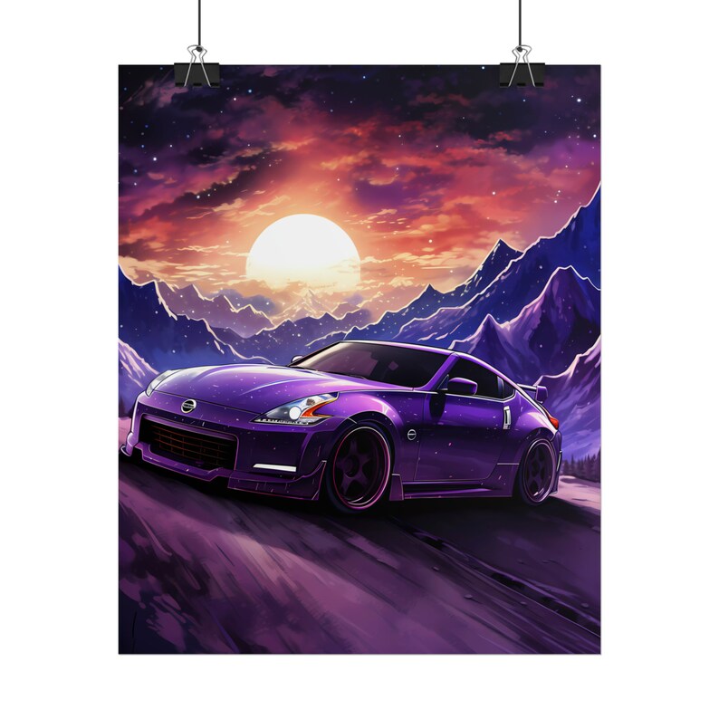 Nissan 350Z Poster: Unleash the Power Dynamic Art for Car Enthusiasts ...