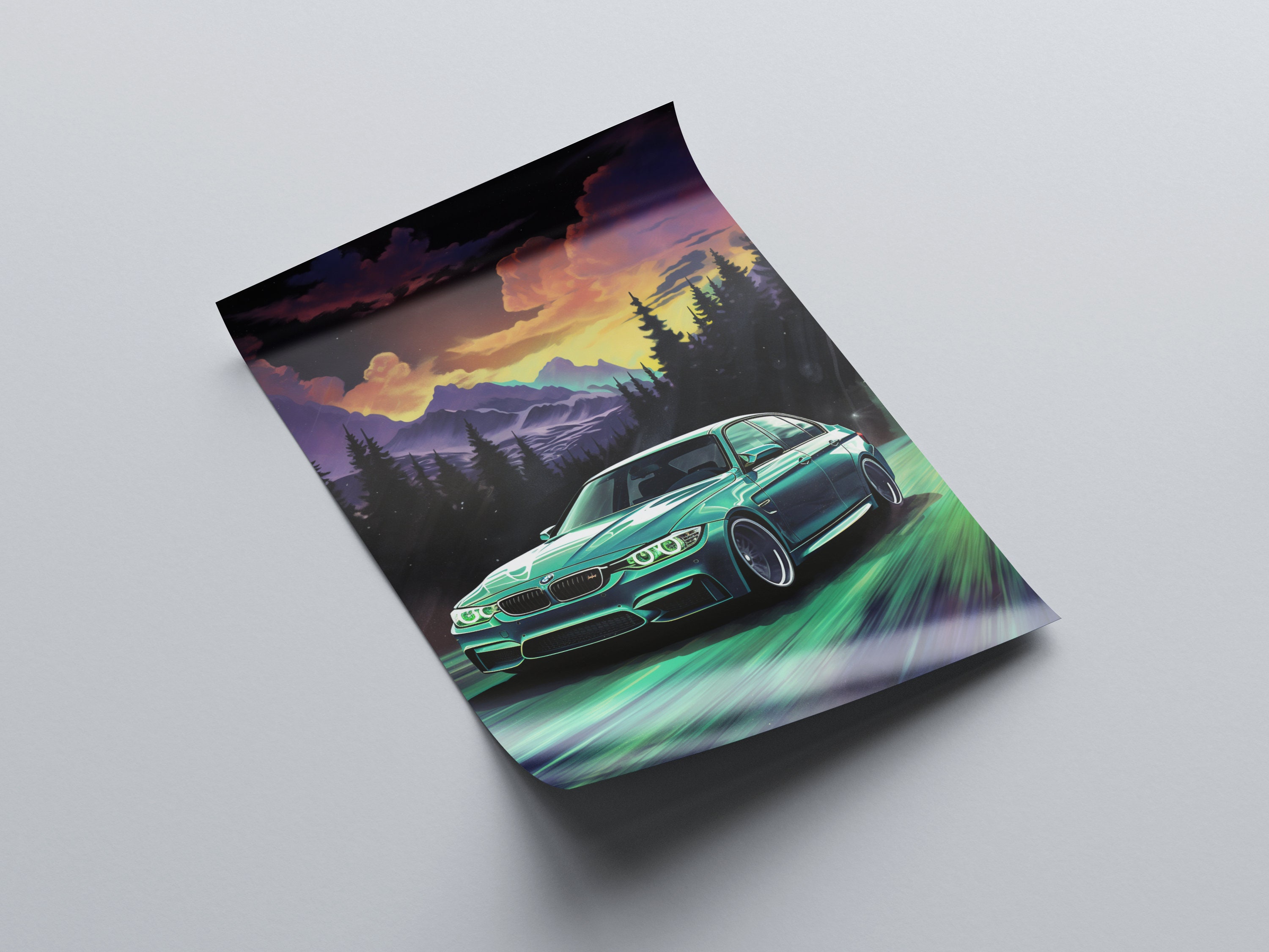 BMW M3 Poster: Iconic Performance Art for Car Enthusiasts Elevate Your ...