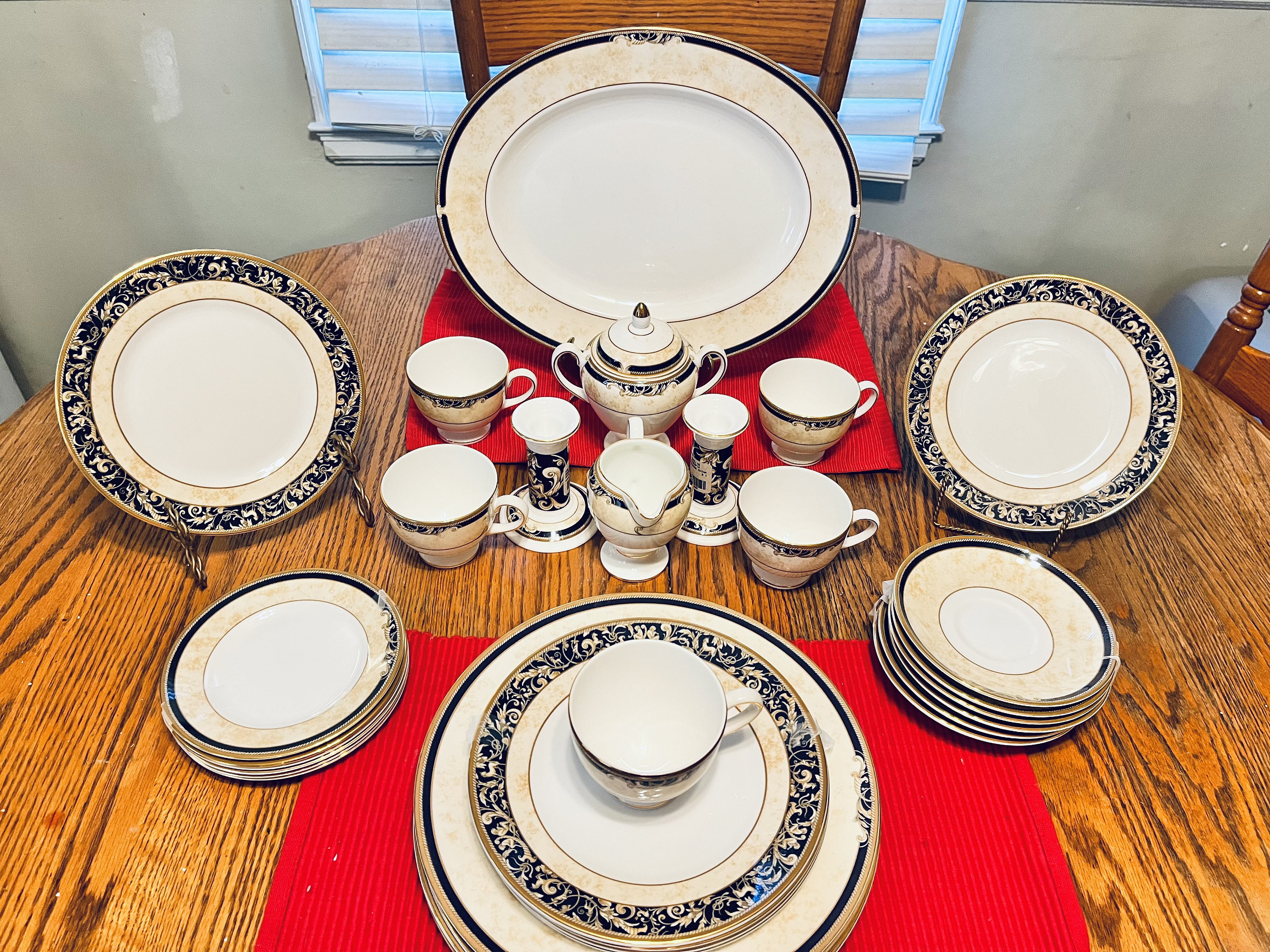 Vintage Wedgewood Cornucopia China Set 5 Piece Plus Additional Pieces ...