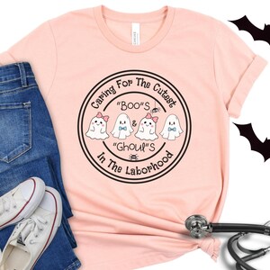 Halloween Labor and Delivery Nurse Shirt, Funny Mother Baby Nurse T ...