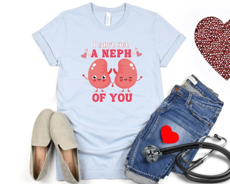 Funny Dialysis Kidney Nurse Shirt, Retro Valentine's Day T-shirt for ...