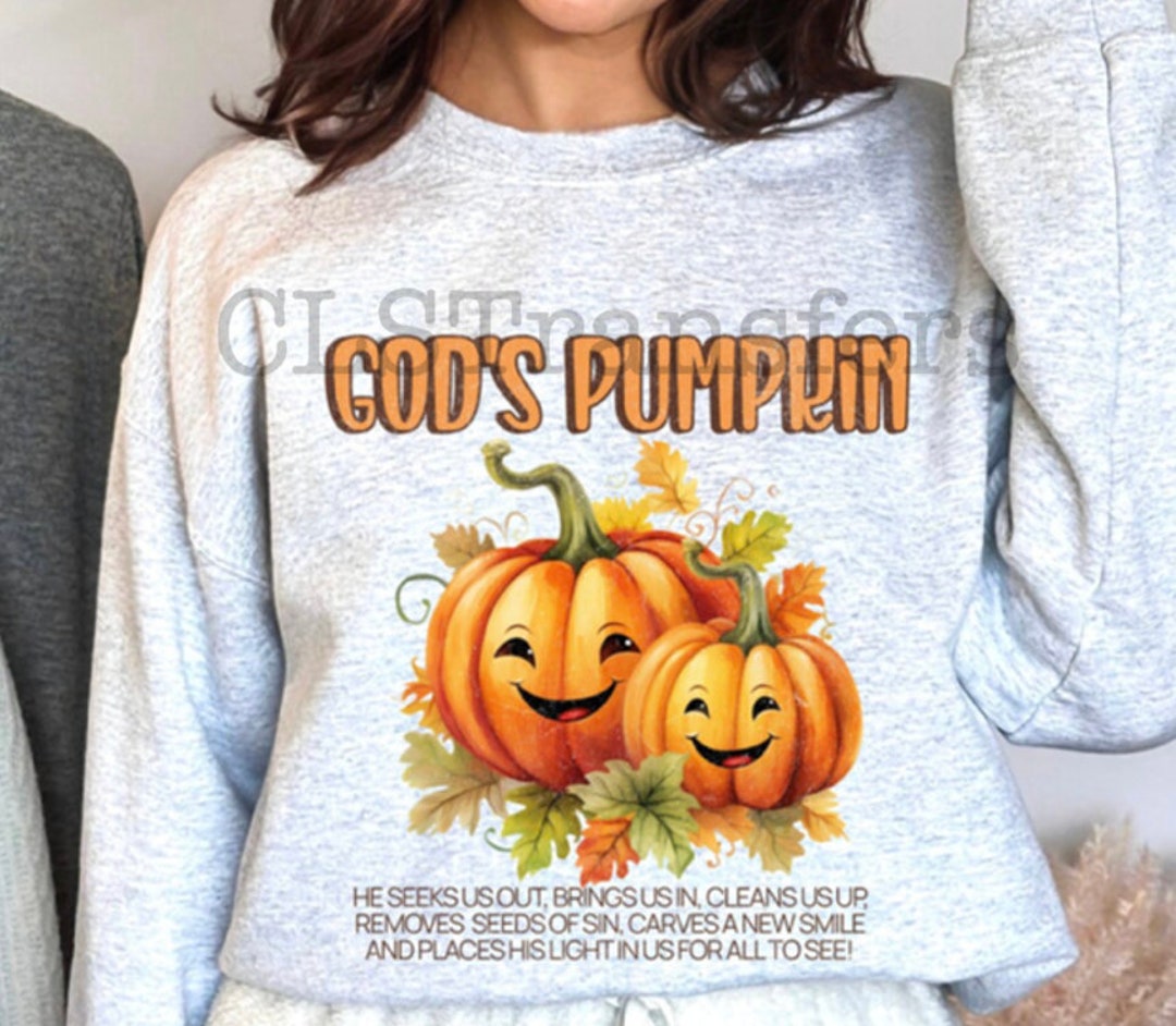 God's Pumpkin, Fall, Pumpkin, Halloween Design, Pumpkin DTF, Design ...