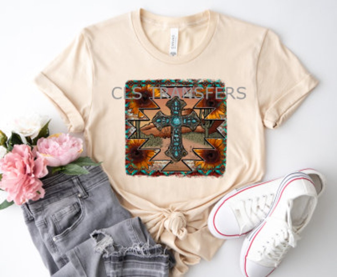 Aztec Cross, Cross, Faith, Jesus DTF, Design, DTF Print, Ready to Press ...