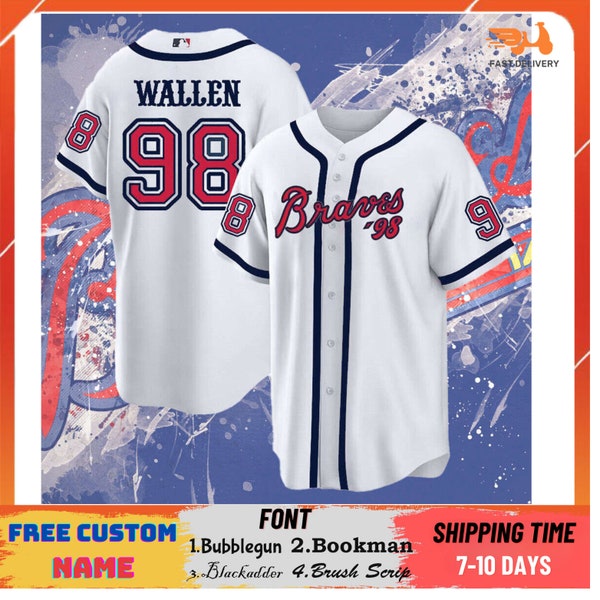 Atlanta Braves Custom Shirt - Etsy