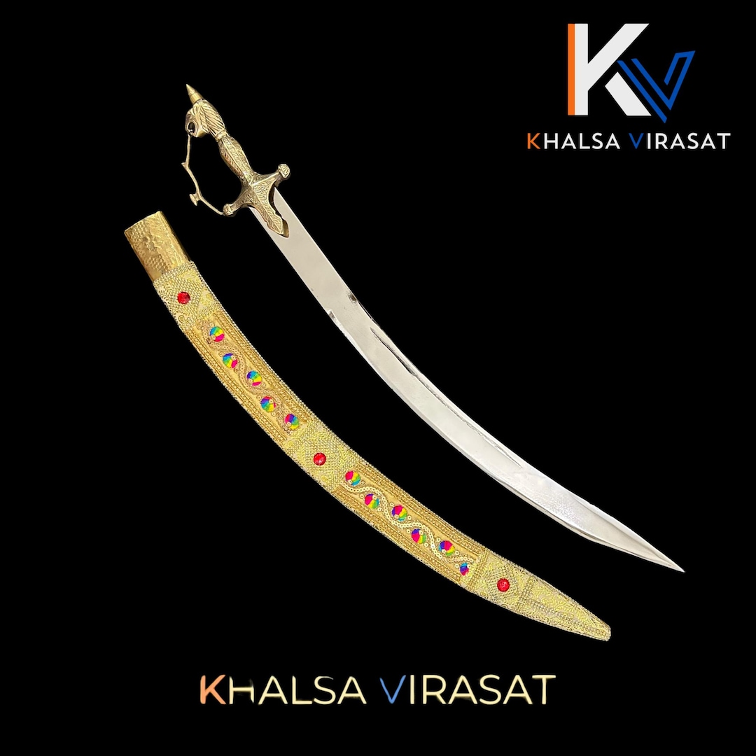 Wedding Kirpan, Sikh Wedding Accessories, Viah Wali Talvar, Talwar ...