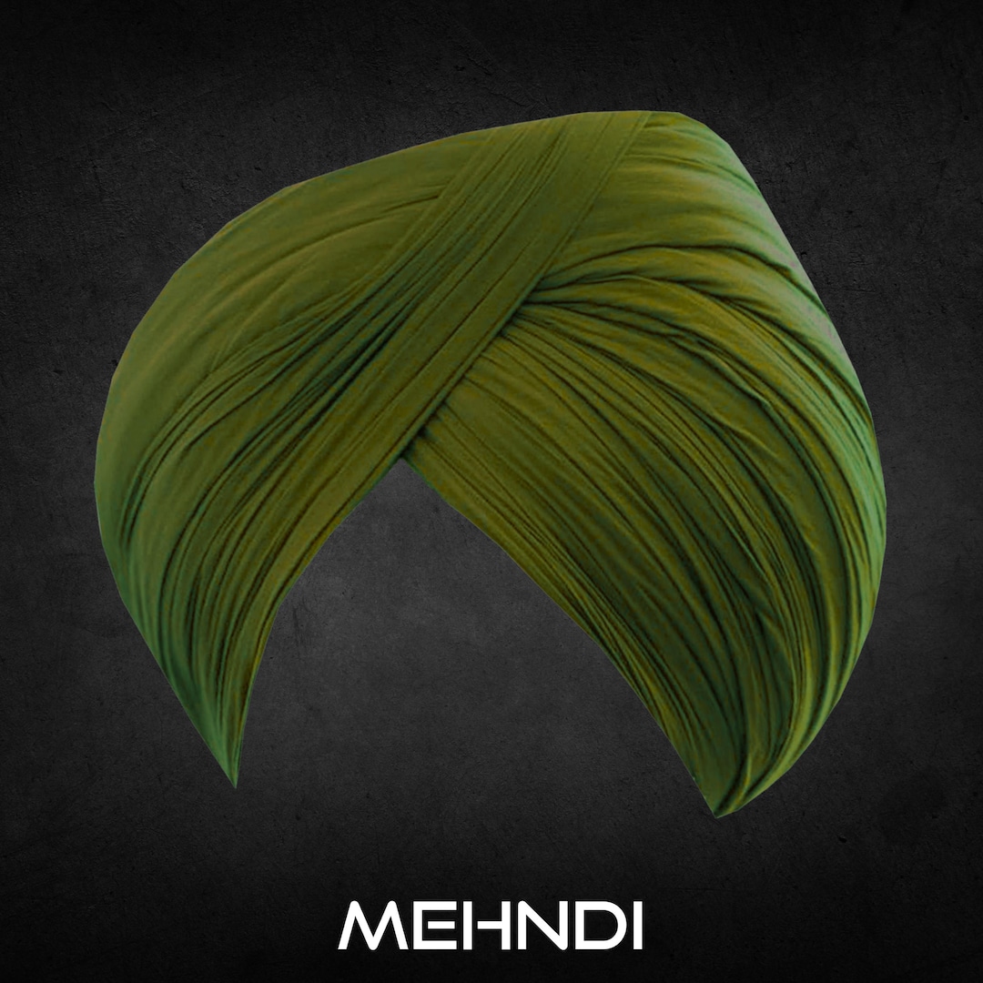 Pag, Sikh Turban, Sikh Pagg, Sikh Dastar, Full Voile Sikh Turban Fabric ...