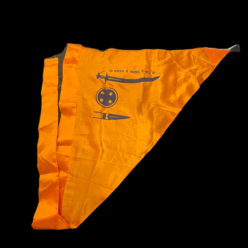 Puratan Nishan Sahib, Sikh Flag, Khalsa Raj Flag, Sikh Items - Etsy