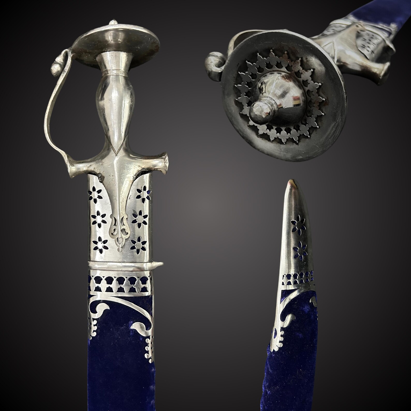 Big Kirpan, Sikh Fancy Goliya, White Copper Work, Sarbhloh, Sikh Kakar ...