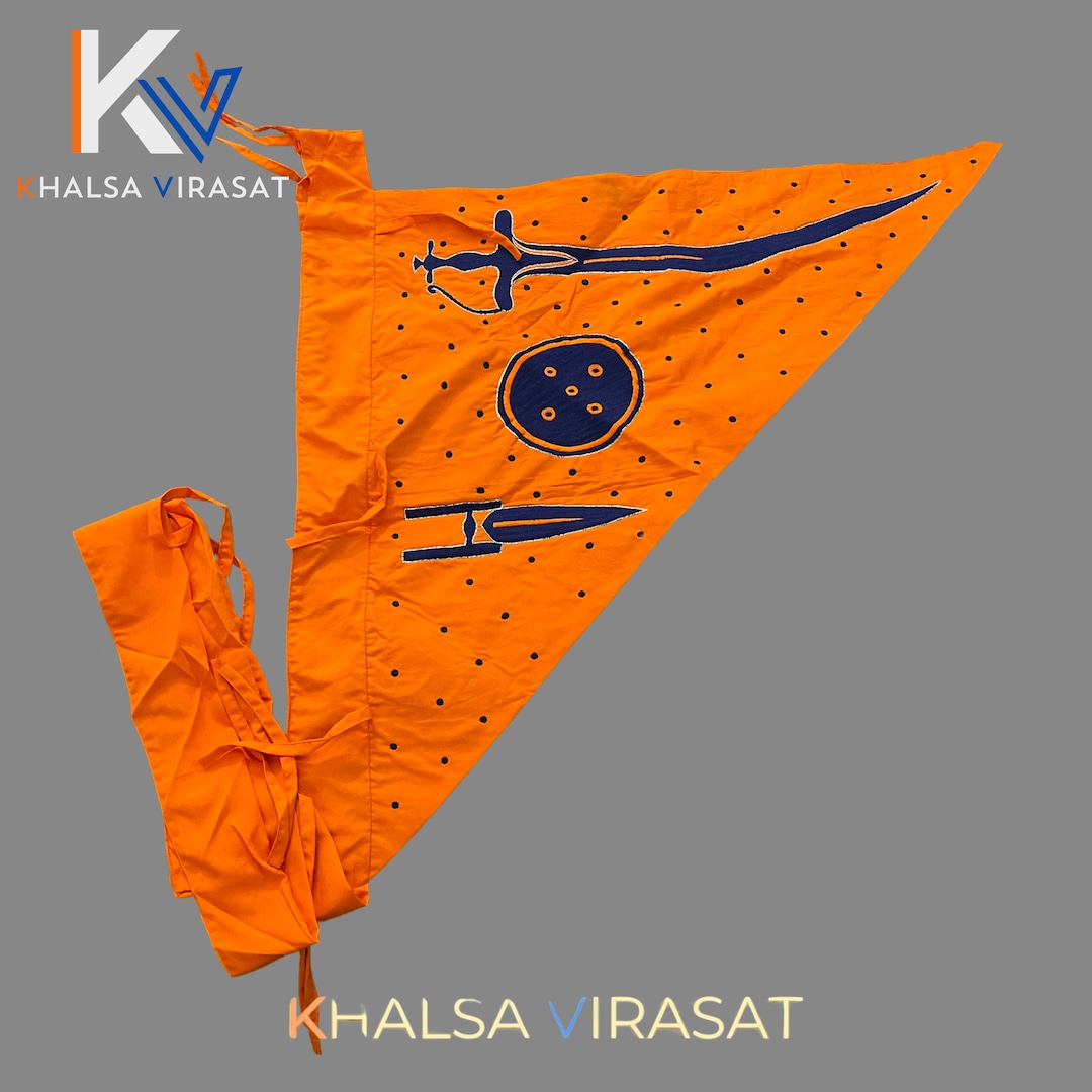 Puratan Nishan Sahib, Sikh Flag, Khalsa Raj Flag, Sikh Items - Etsy