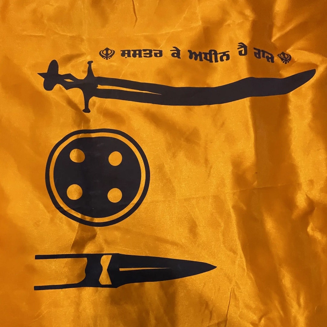 Puratan Nishan Sahib, Sikh Flag, Khalsa Raj Flag, Sikh Items - Etsy