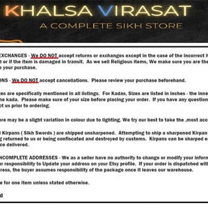 Sikh Jamdad Kirpan, Sikh Sword, Baba Deep Singh Ji Khanda, Big Kirpan ...