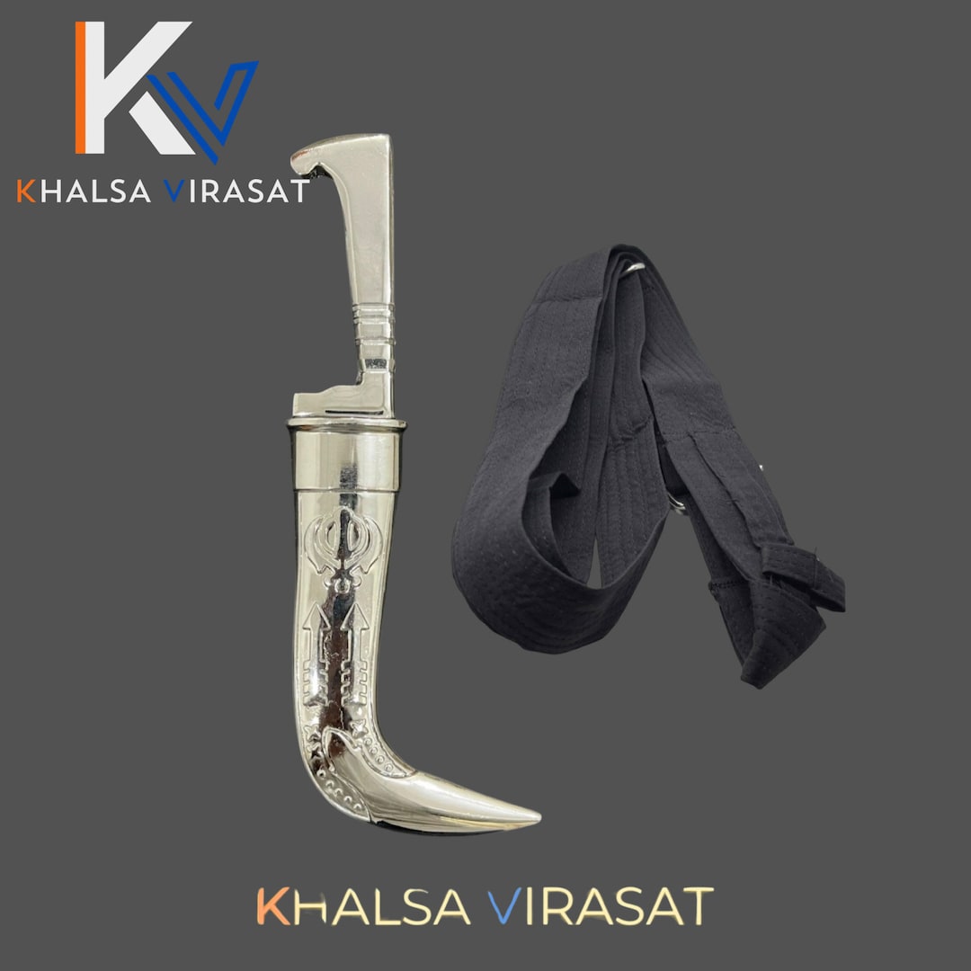 Sikh Steel Kirpan and Gatra Set (8 Inch) - Etsy